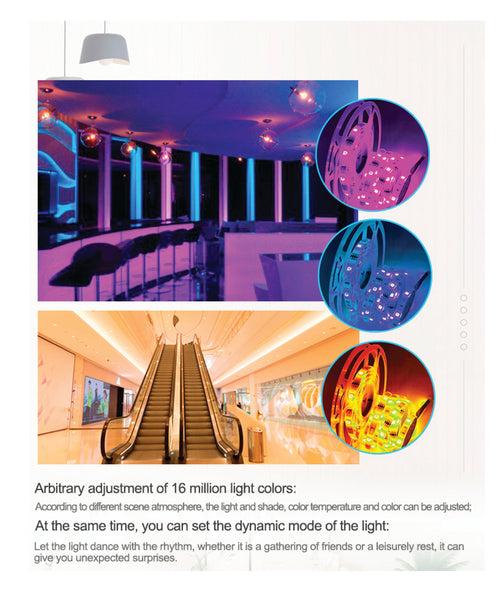 FluxTech ® WiFi Smart Pixel LED Strip Controller with 28 Key Controlle ...