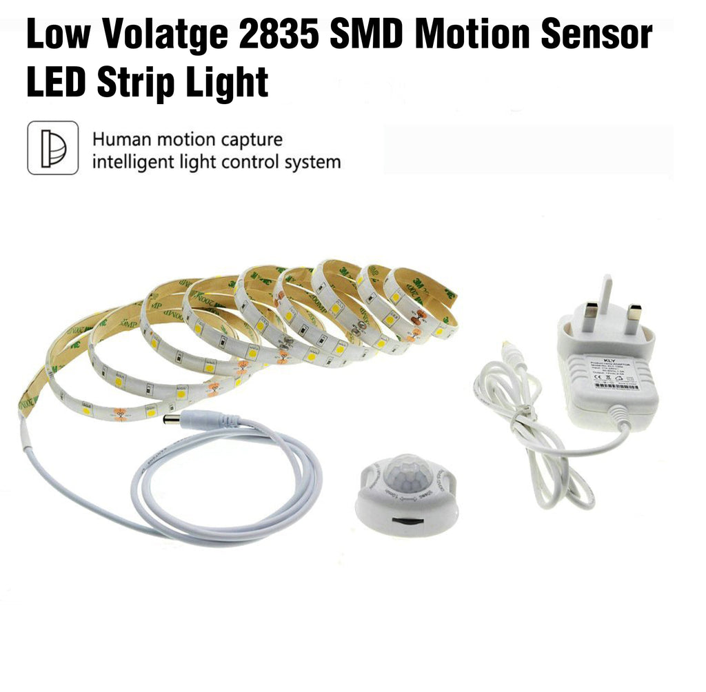Low Voltage - Motion Sensor PIR Strip Light 1.2M 3W LED Strip Light ...