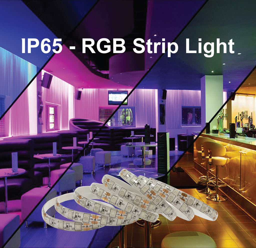 Waterproof IP65 RGB Colour Changing Strip Light - Low Voltage ...